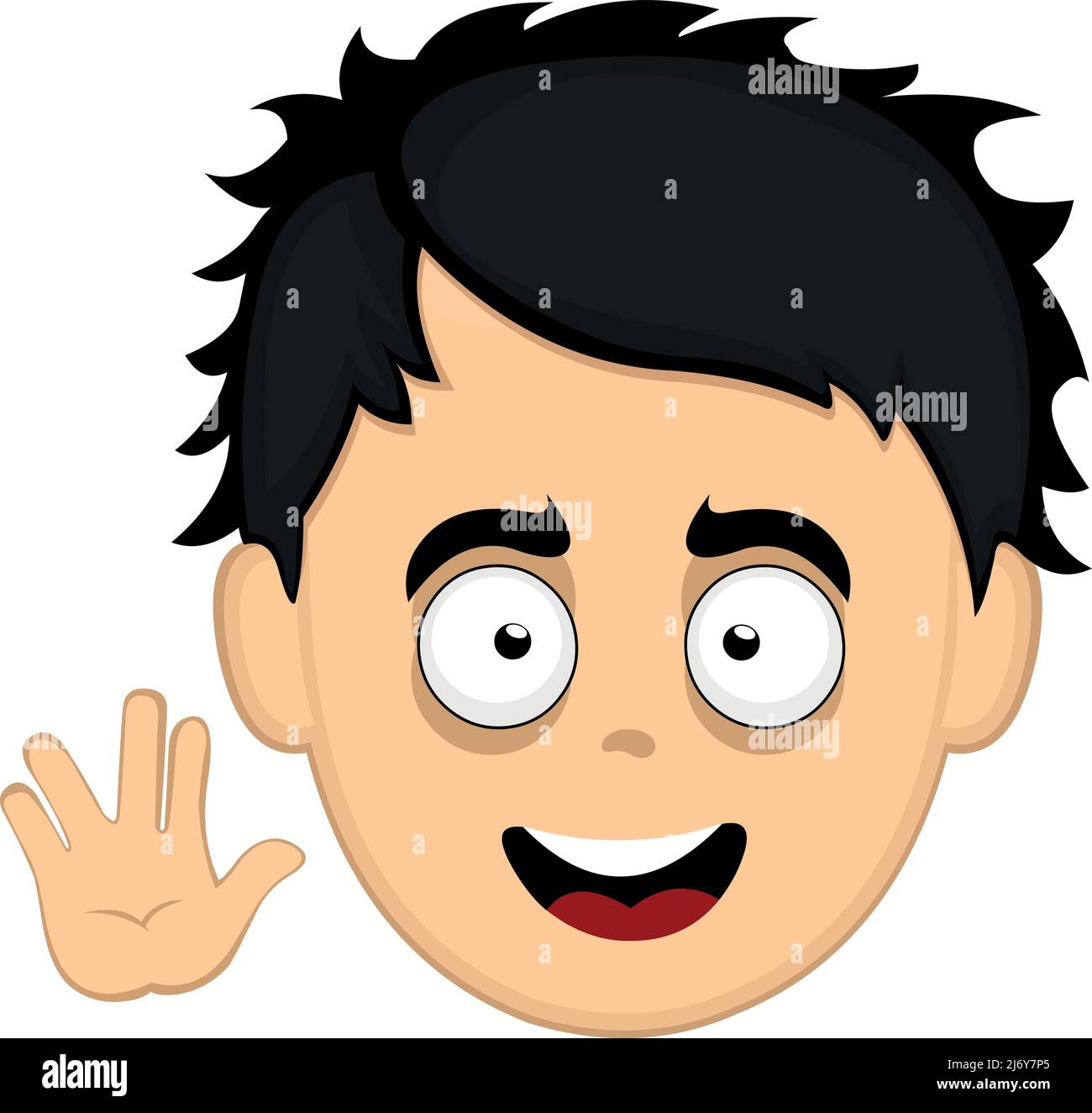 Mans face cartoon hi-res stock photography and images - Alamy