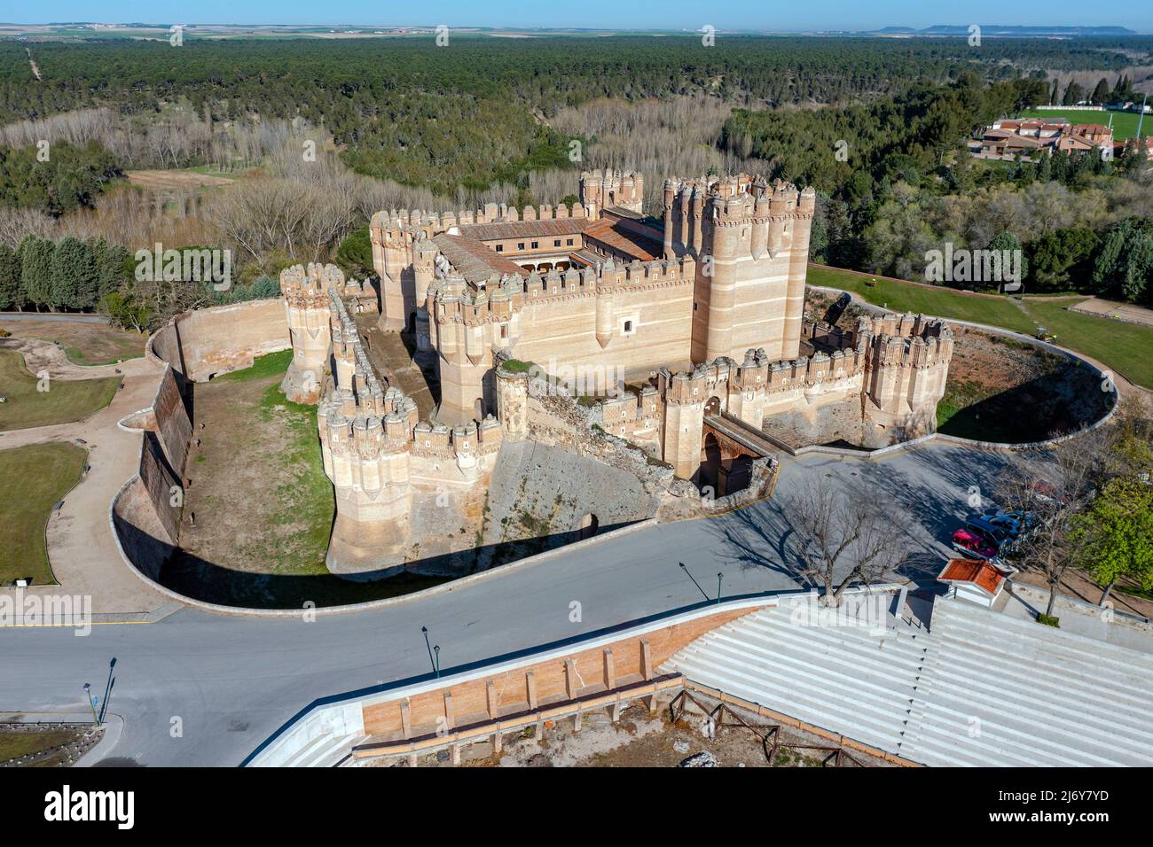 Coca Castle (Castillo de Coca) is a fortification constructed in the ...