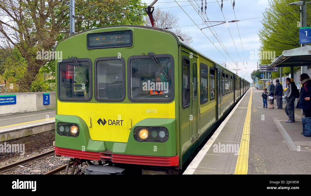 DART Public Transport of Dublin - DUBLIN, IRELAND - APRIL 20. 2022 ...
