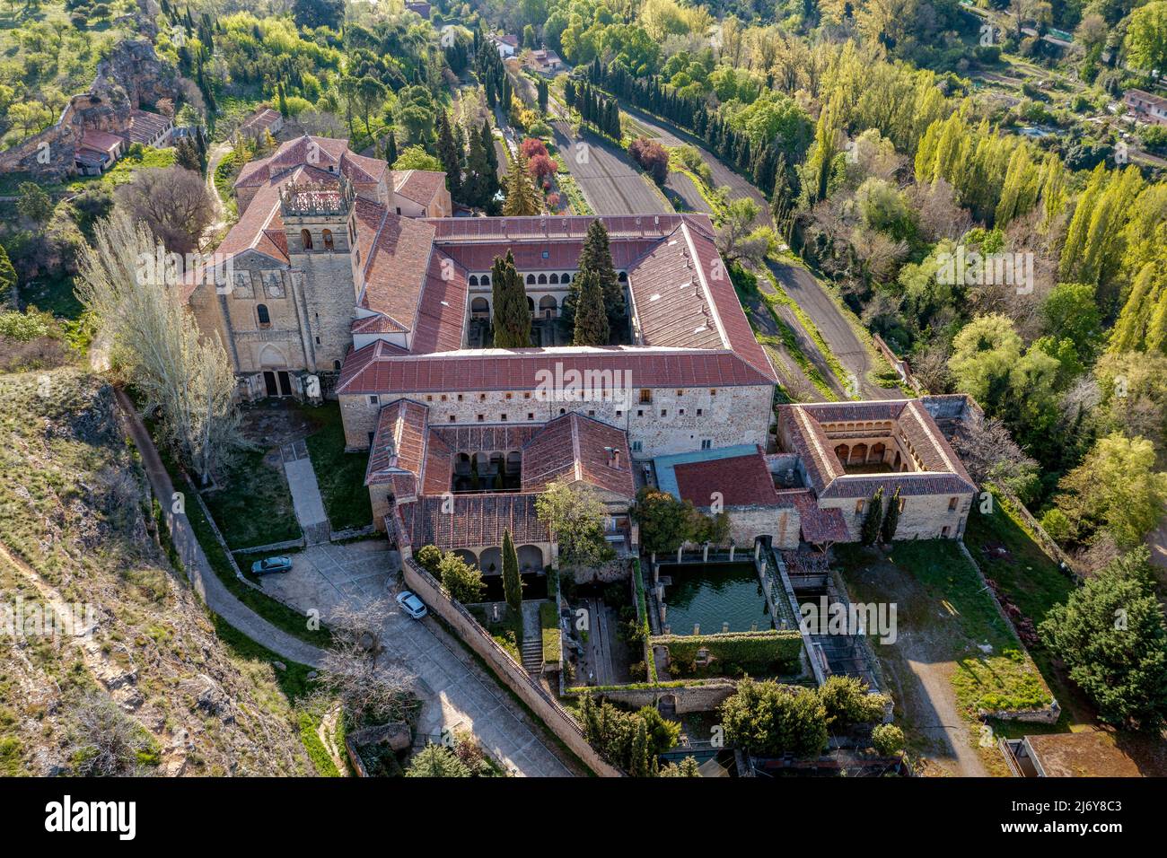 Santa Maria del Parral monastery old building Segovia Spain Stock Photo ...