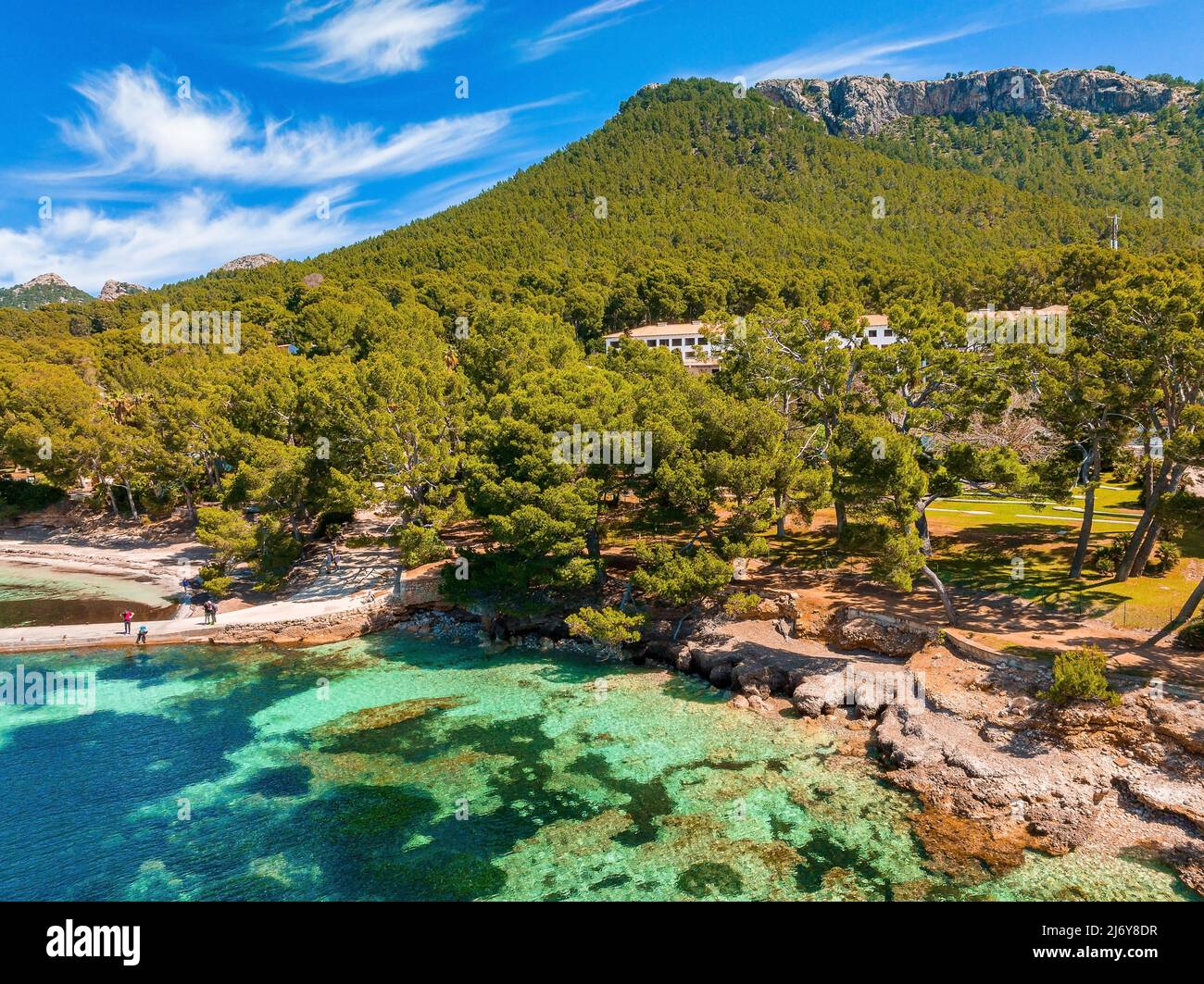 Beautiful beach at Cap Formentor, Palma Mallorca, Spain Stock Photo - Alamy