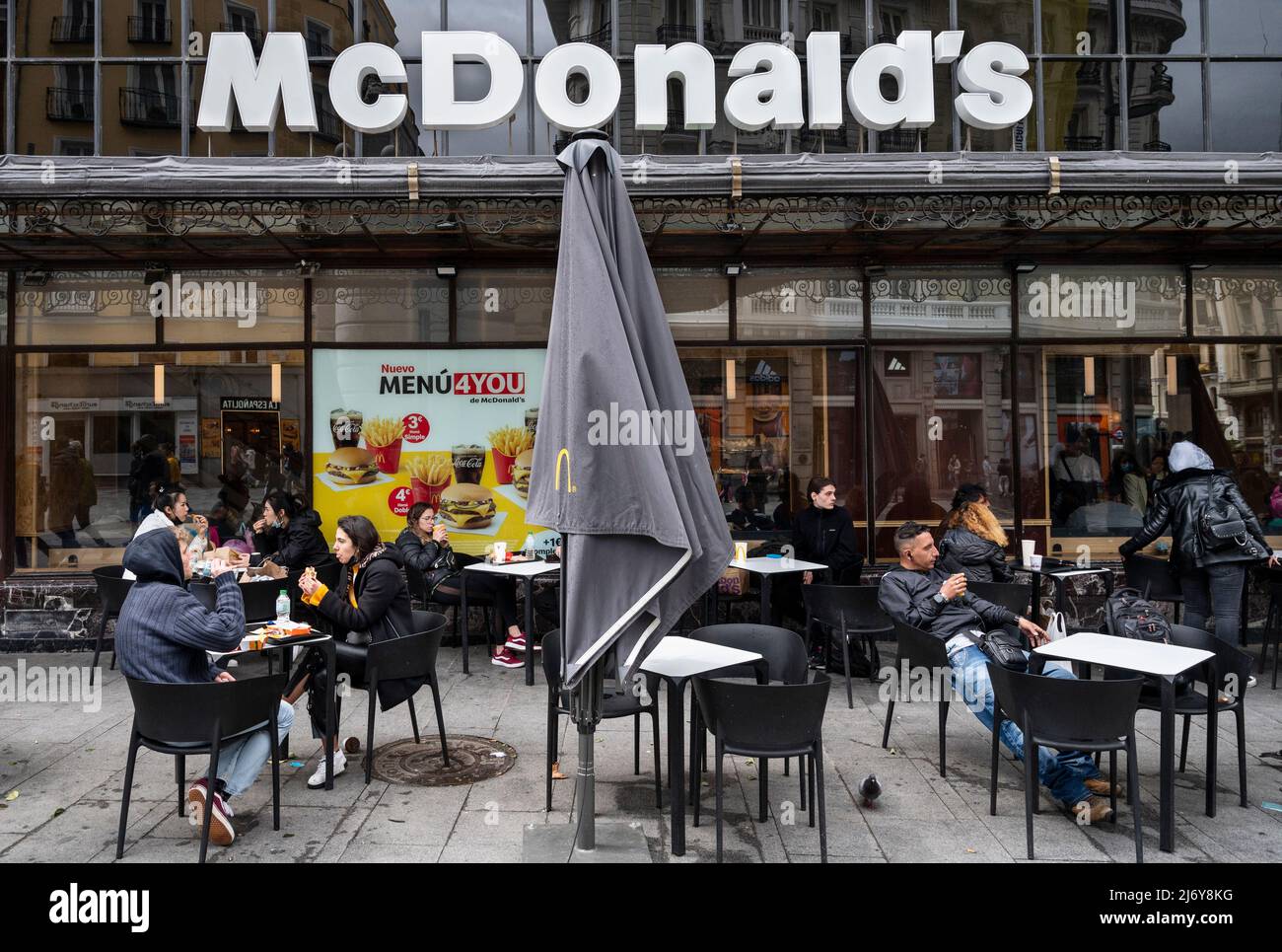American restaurant madrid hi-res stock photography and images - Alamy