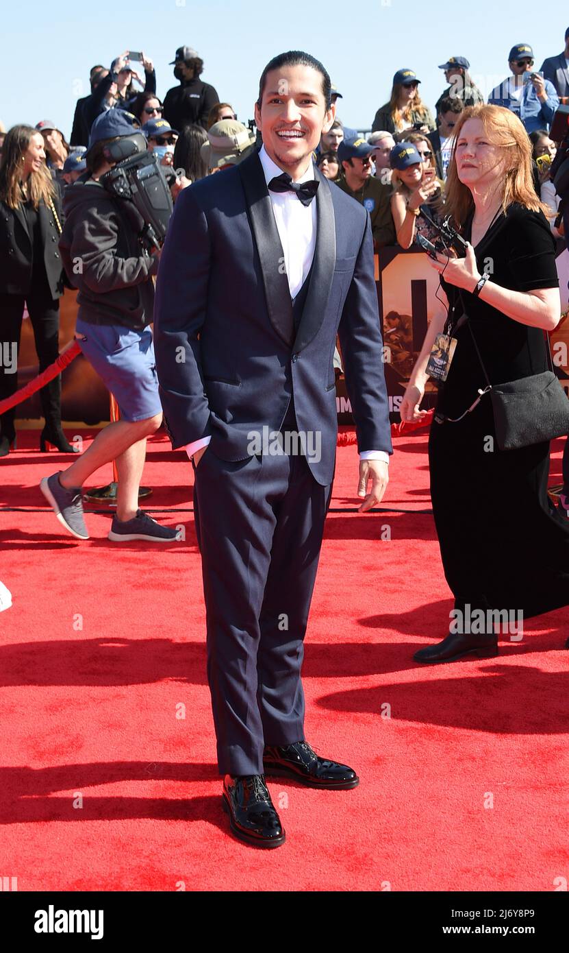 San Diego, USA. 04th May, 2022. Danny Ramirez arriving to the 'Top Gun ...