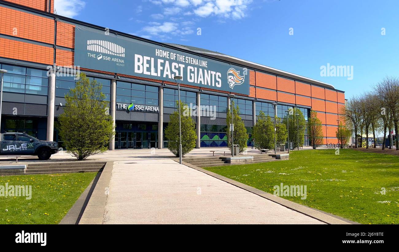 The SSE Arena in Belfast - Home of the Belfast Giants - BELFAST, UK ...