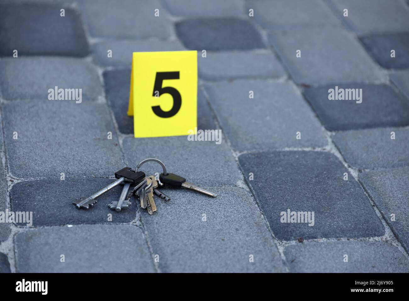 Evidence number placards hi-res stock photography and images - Alamy
