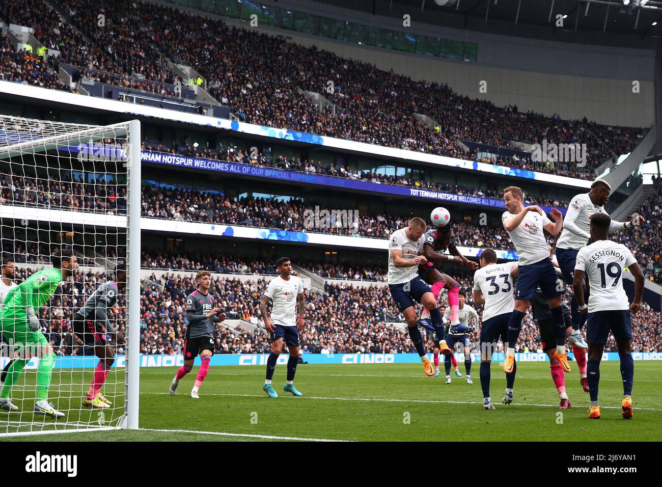 Eric Dier of Tottenham Hotspur clears the ball - Tottenham Hotspur v ...