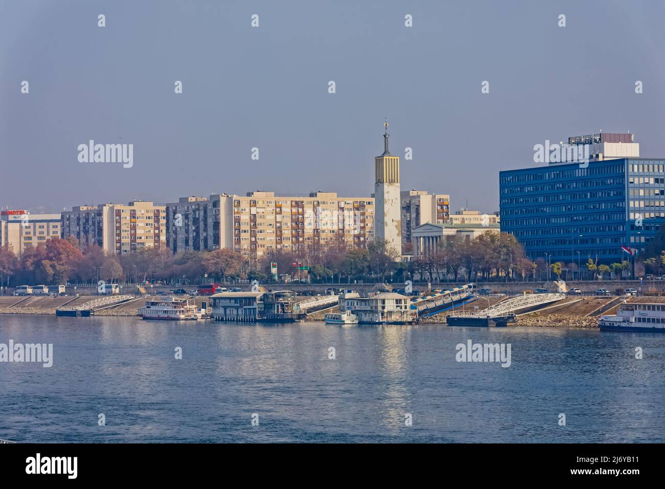 The danube docks hi-res stock photography and images - Alamy