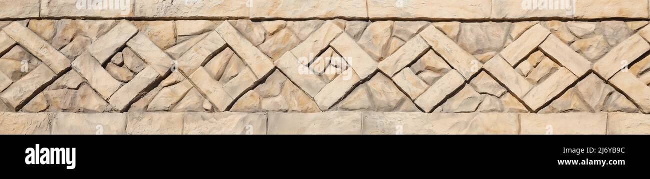 pattern yellow color of ancient style design decorative uneven cracked ...