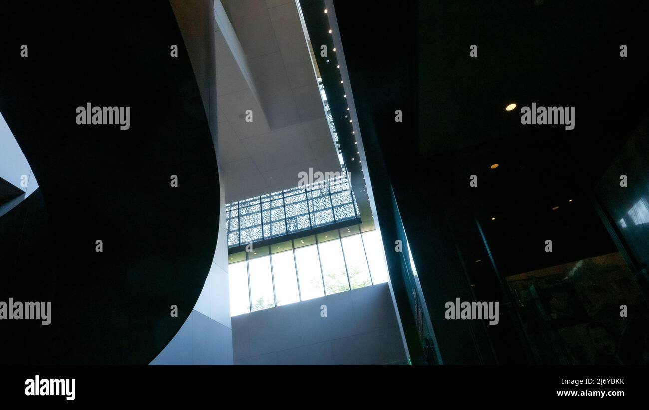 Grand Staircase, view from concourse level, National Museum of African ...