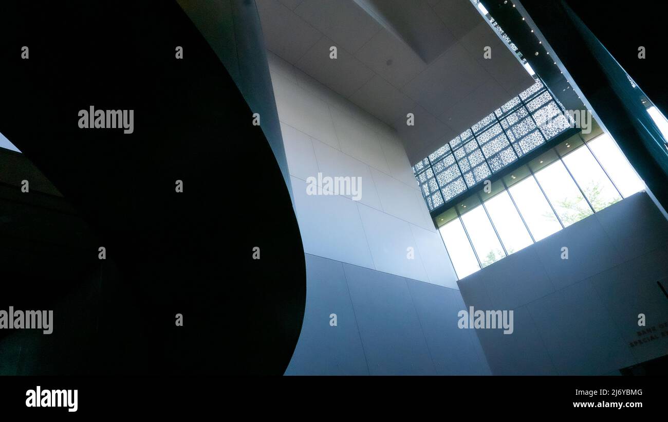 Grand Staircase, view from concourse level, National Museum of African ...