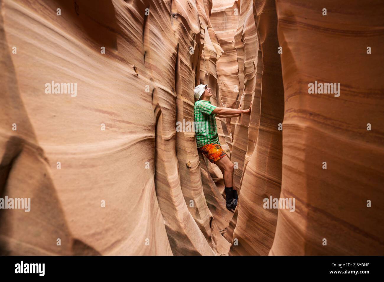 Slot canyon in Grand Staircase Escalante National park, Utah, USA ...