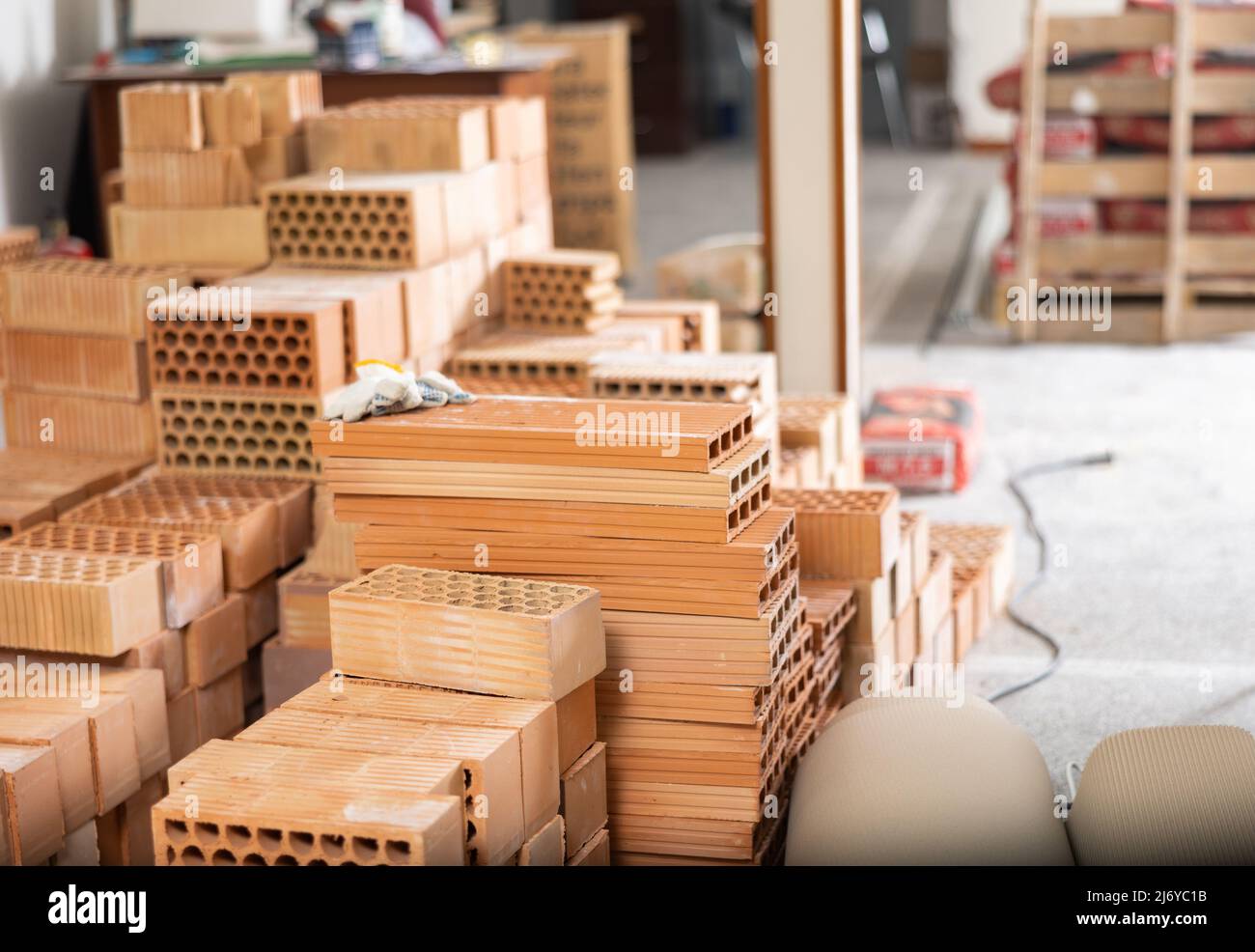 Building materials for renovation of residential house Stock Photo - Alamy