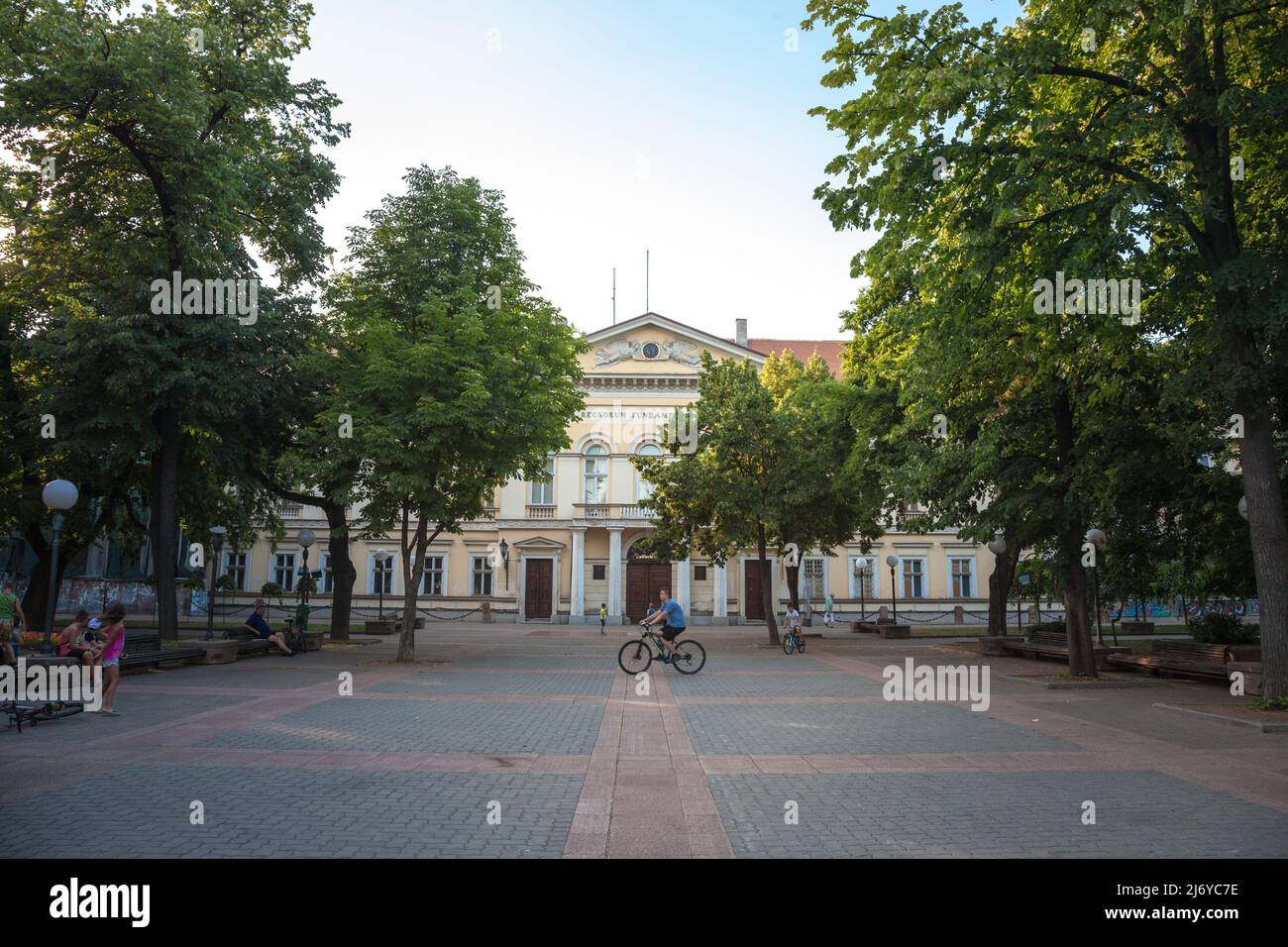Picture of the main entrance to the national museum of Pancevo, in ...