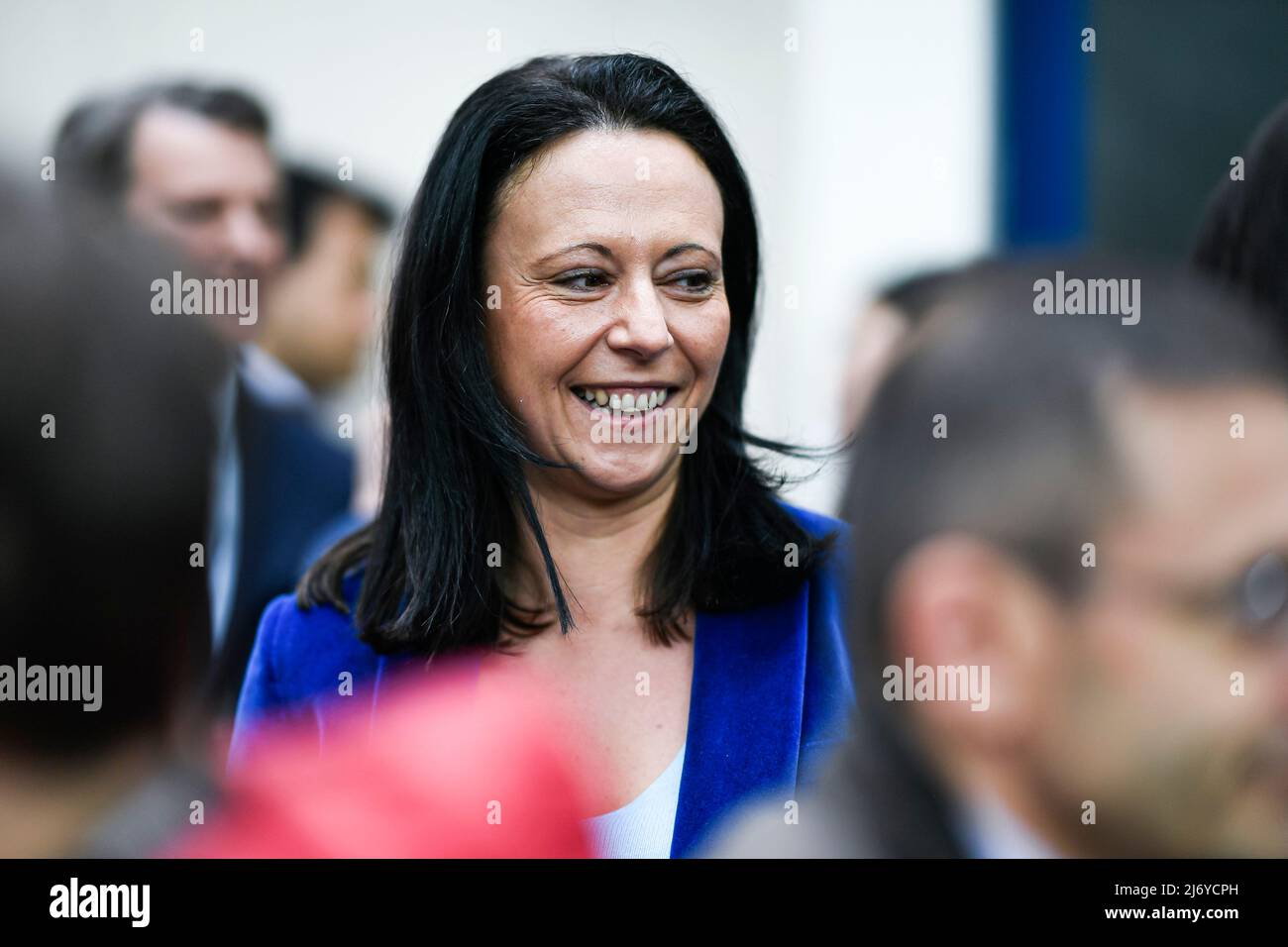 Paris, France. 04th May, 2022. Cecile Richez during the inauguration of ...