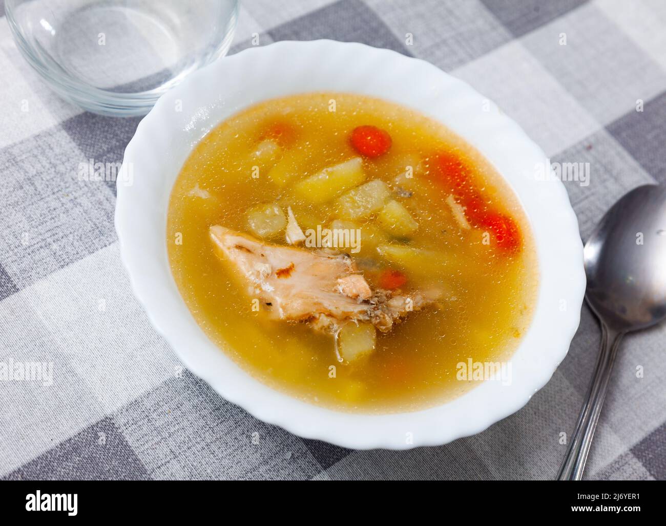 Eating salmon carcass hi-res stock photography and images - Alamy