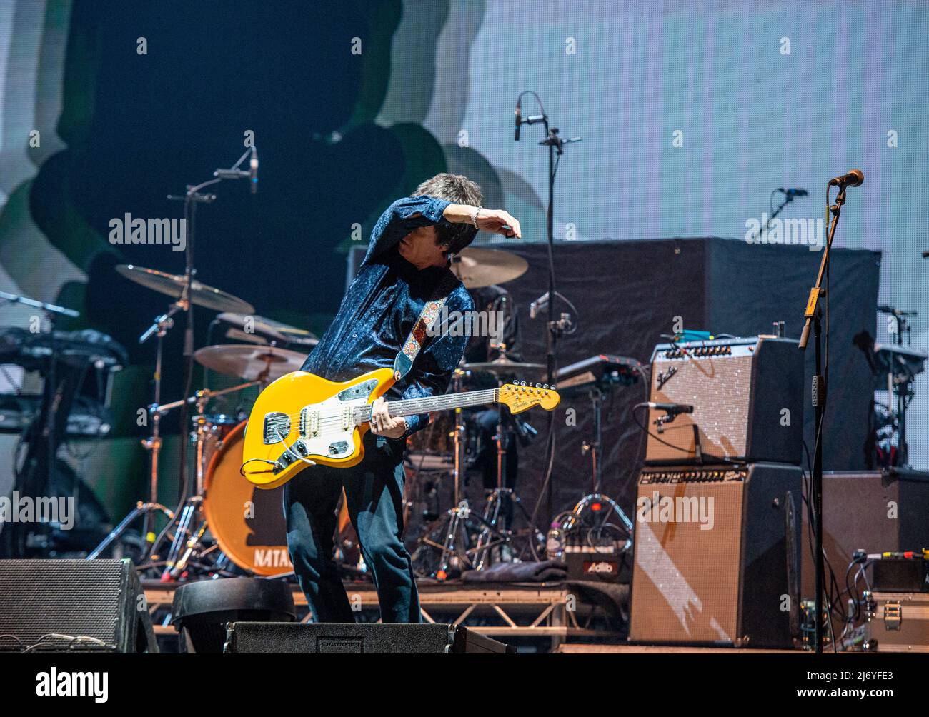 Leeds, 4th May 2022. Singer, guitarist and former Smiths member Johnny ...