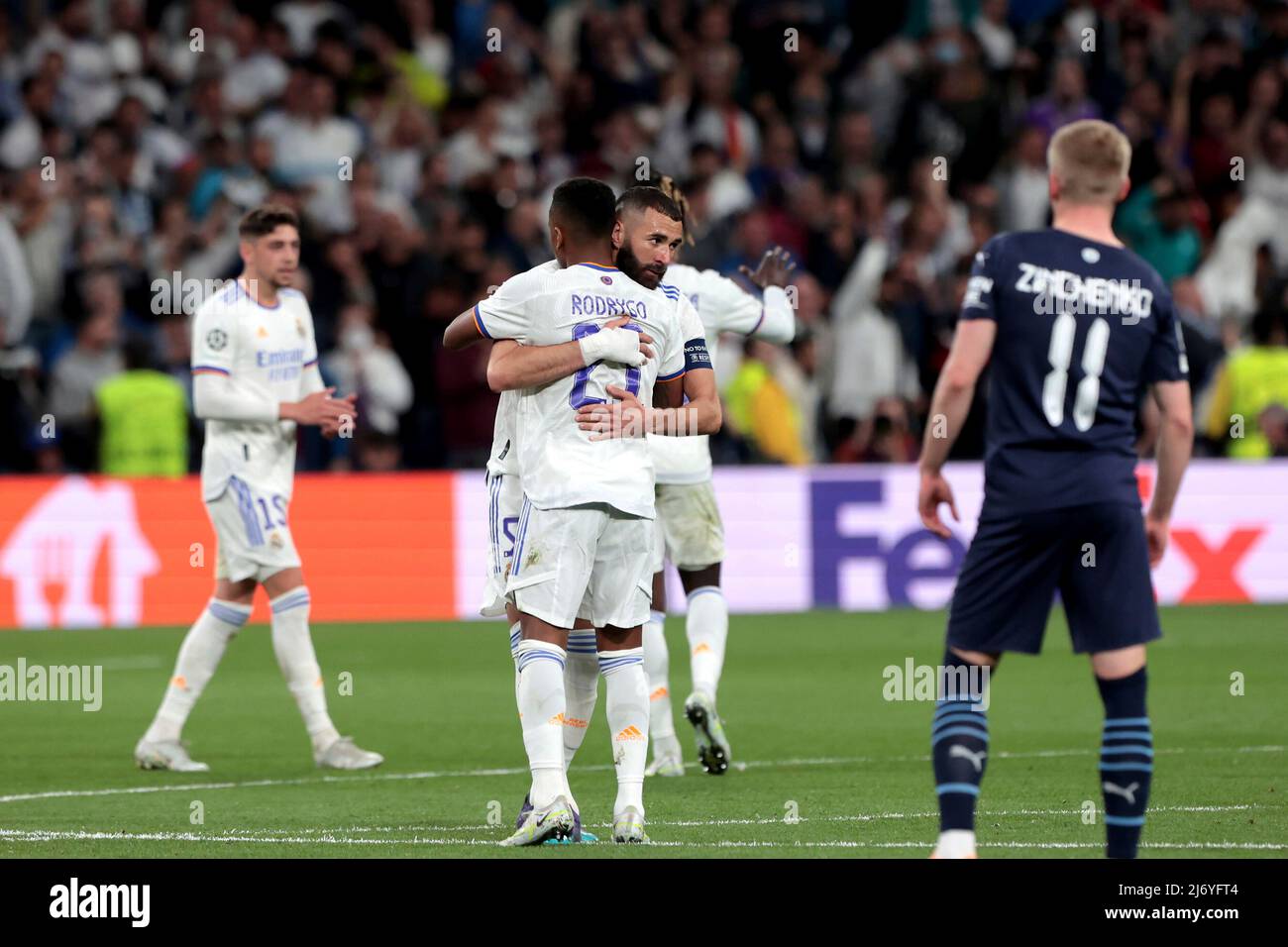 Madrid, Spain; 04.05.2022.- Real Madrid vs Manchester City Champions ...