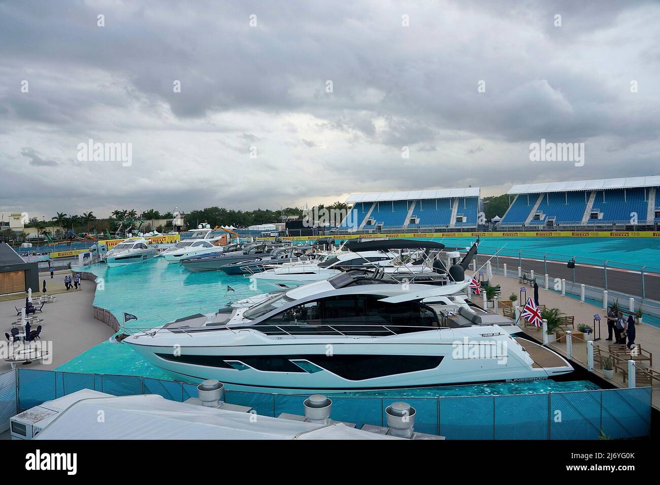 Miami grand prix marina hi-res stock photography and images - Alamy