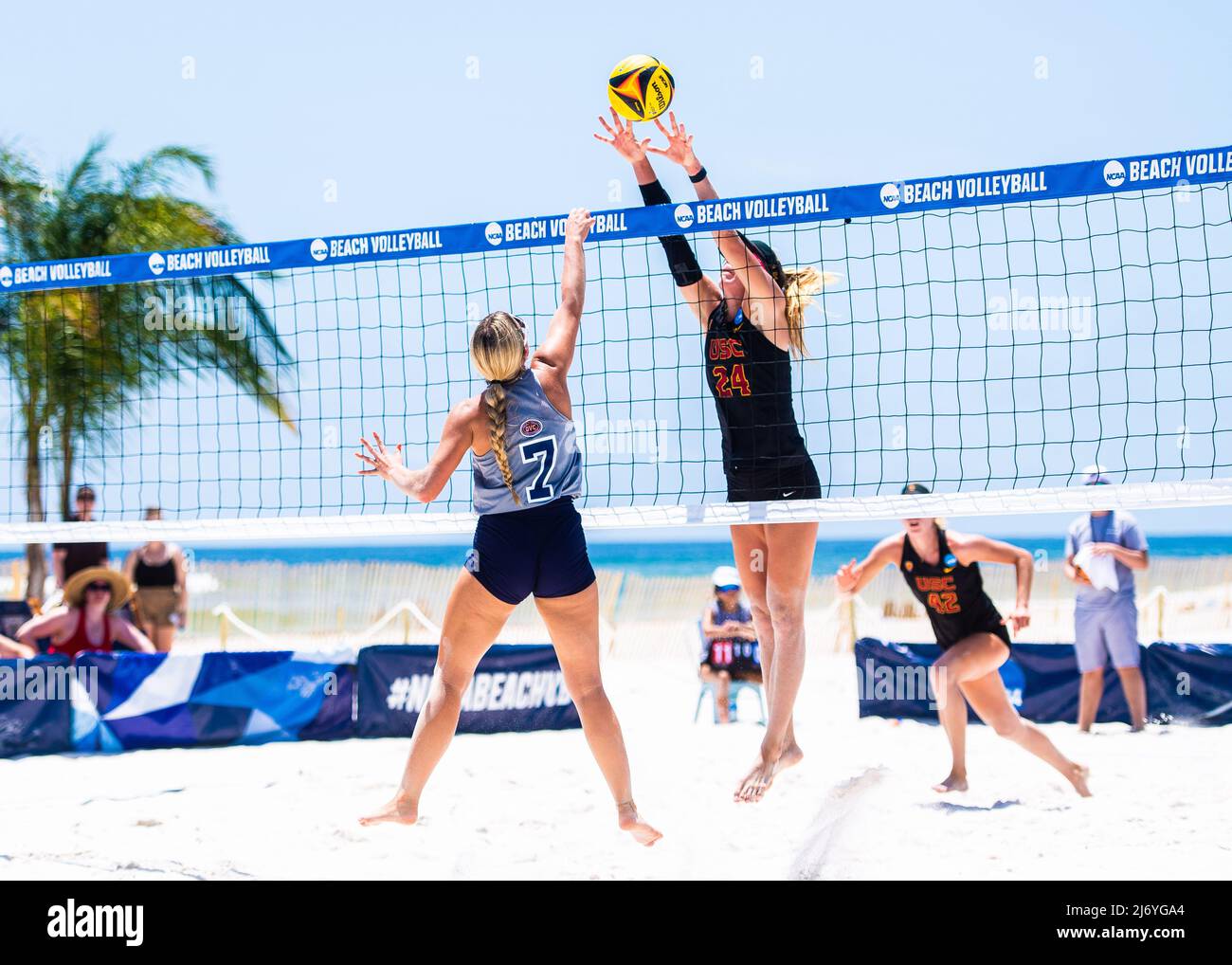 May 4, 2022, Gulf Shores, Alabama, USA: AUDREY NOURSE (24) nearly ...