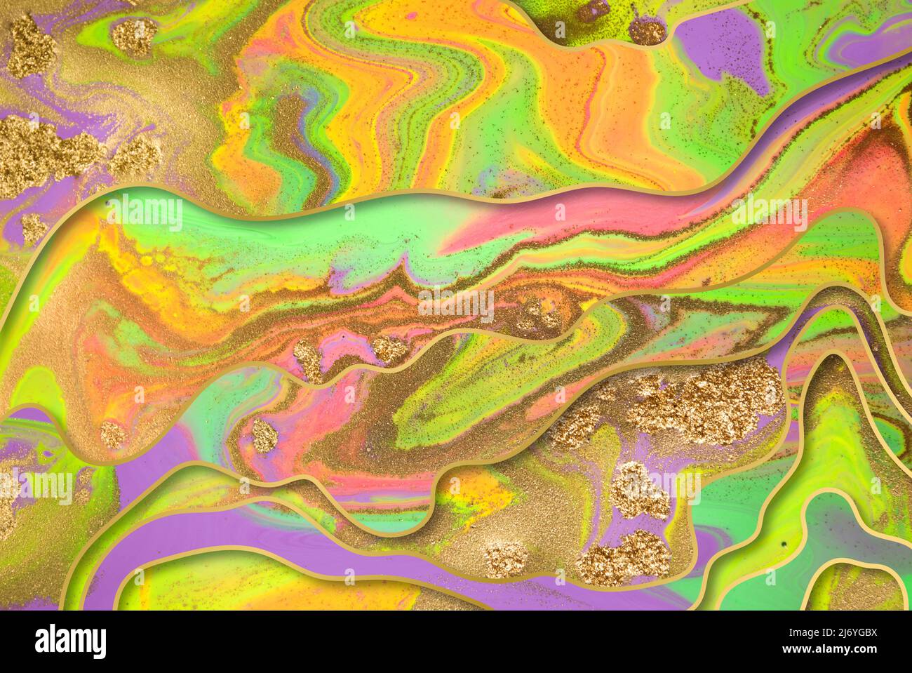 Psychedelic layers hi-res stock photography and images - Alamy