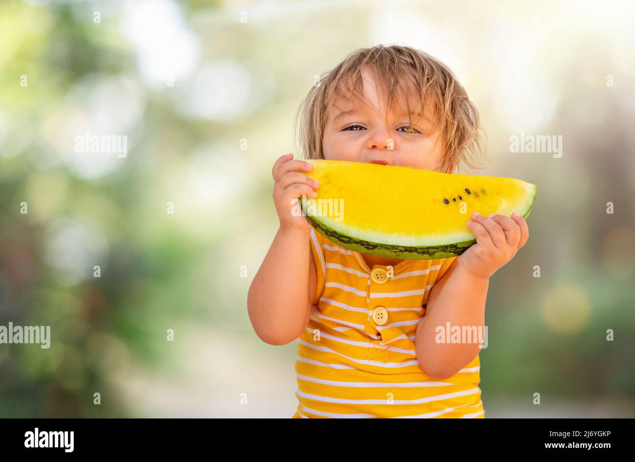 Watermelon melon smile hi-res stock photography and images - Alamy