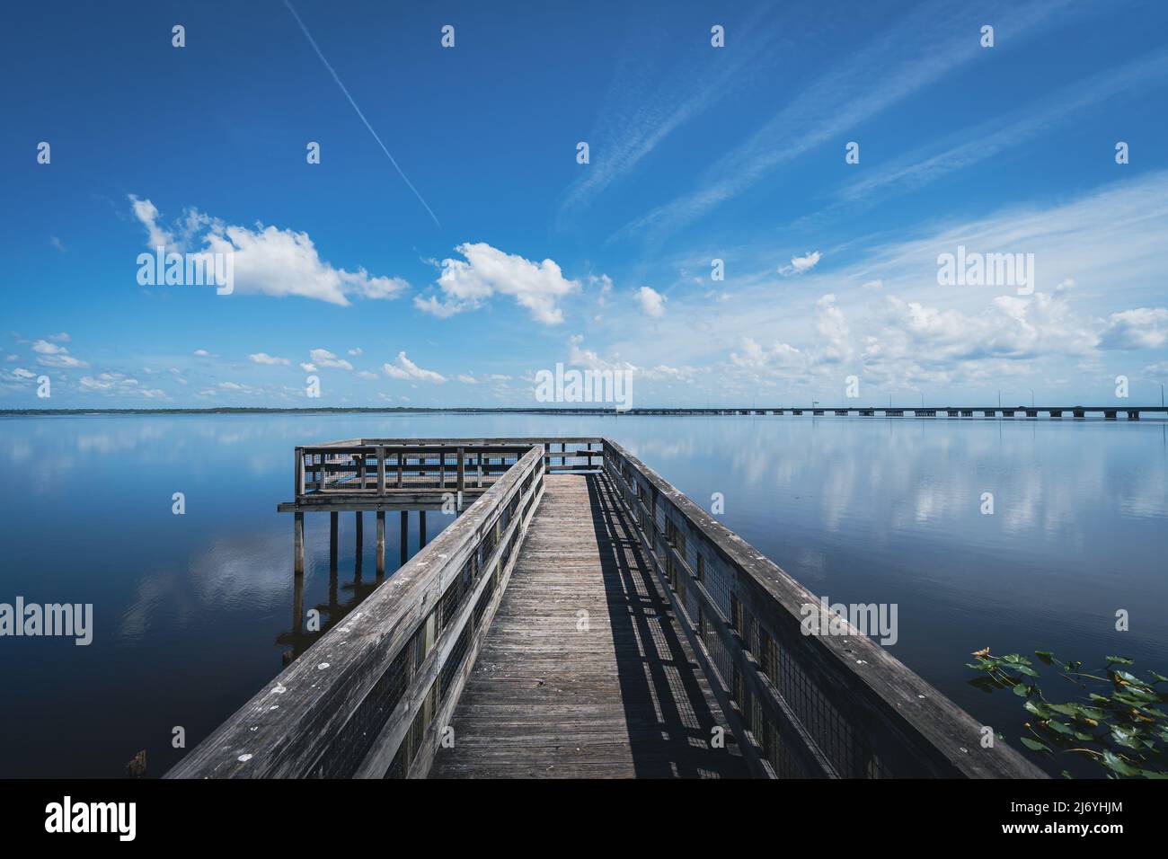 Lake Jesup in Winter Springs in Seminole County, Florida Stock Photo ...