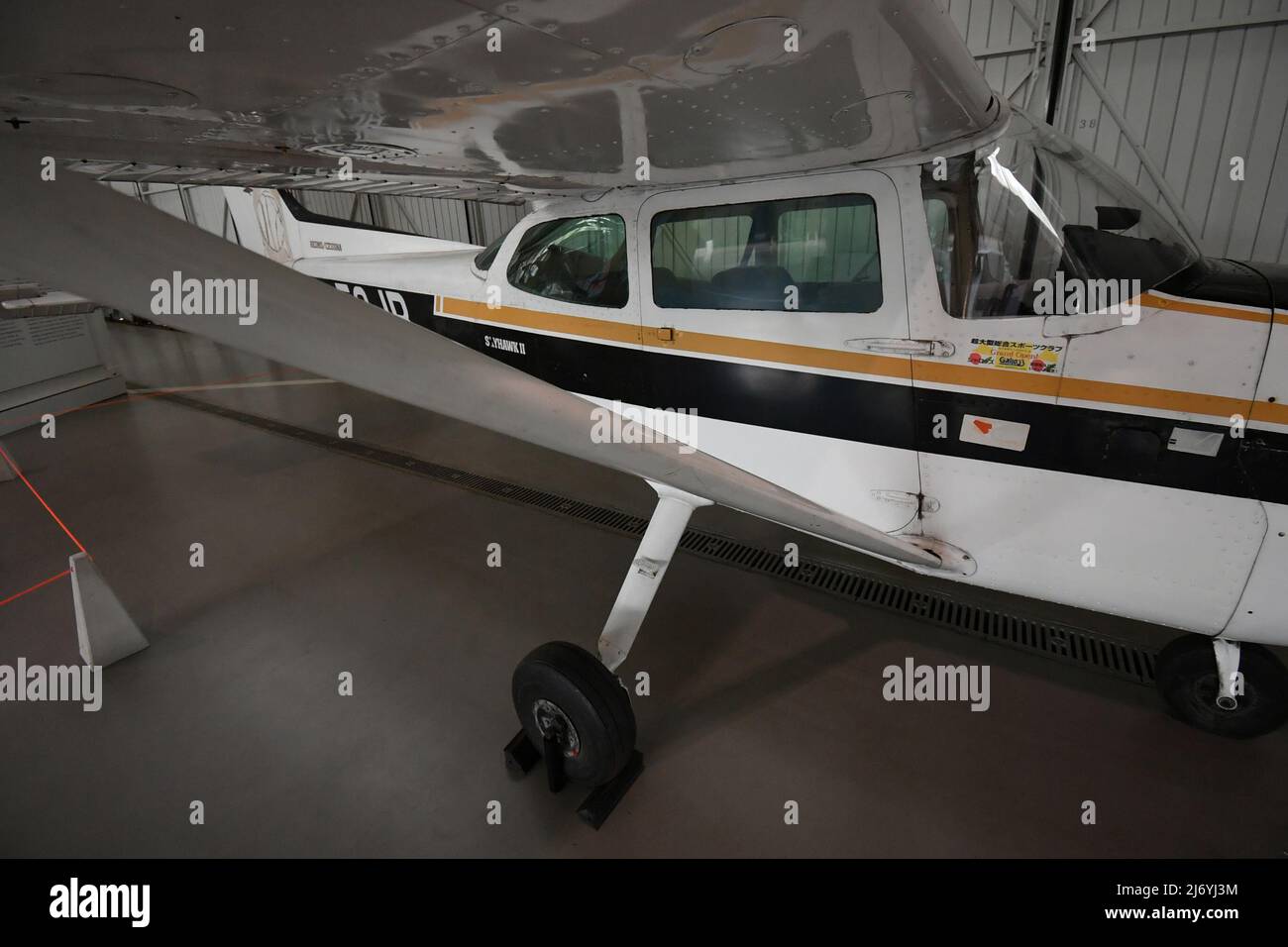 03 May 2022, Berlin: The Cessna of former Kremlin pilot Mathias Rust ...