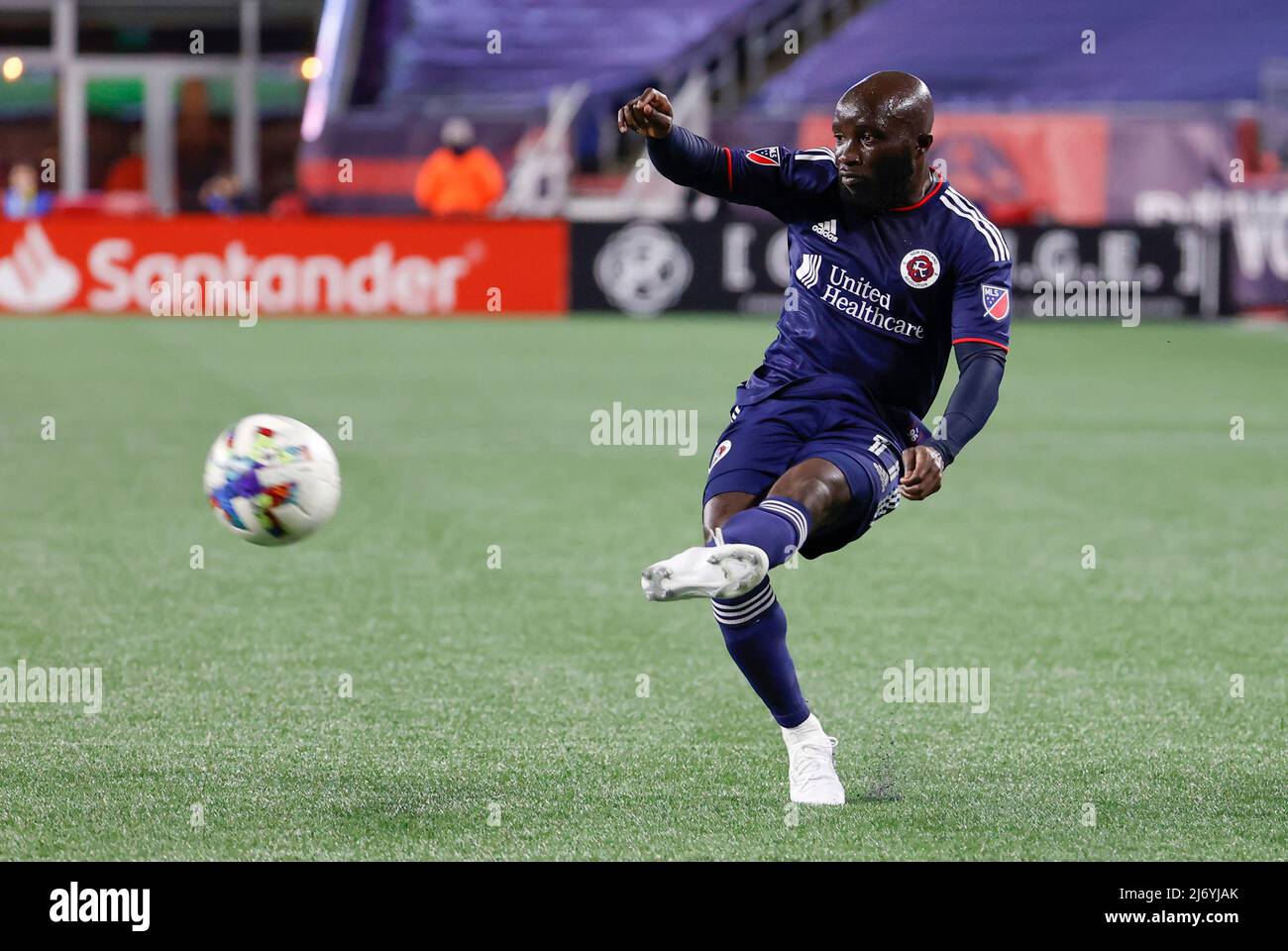 FOXBOROUGH, MA - APRIL 16: New England Revolution midfielder Emmanuel ...