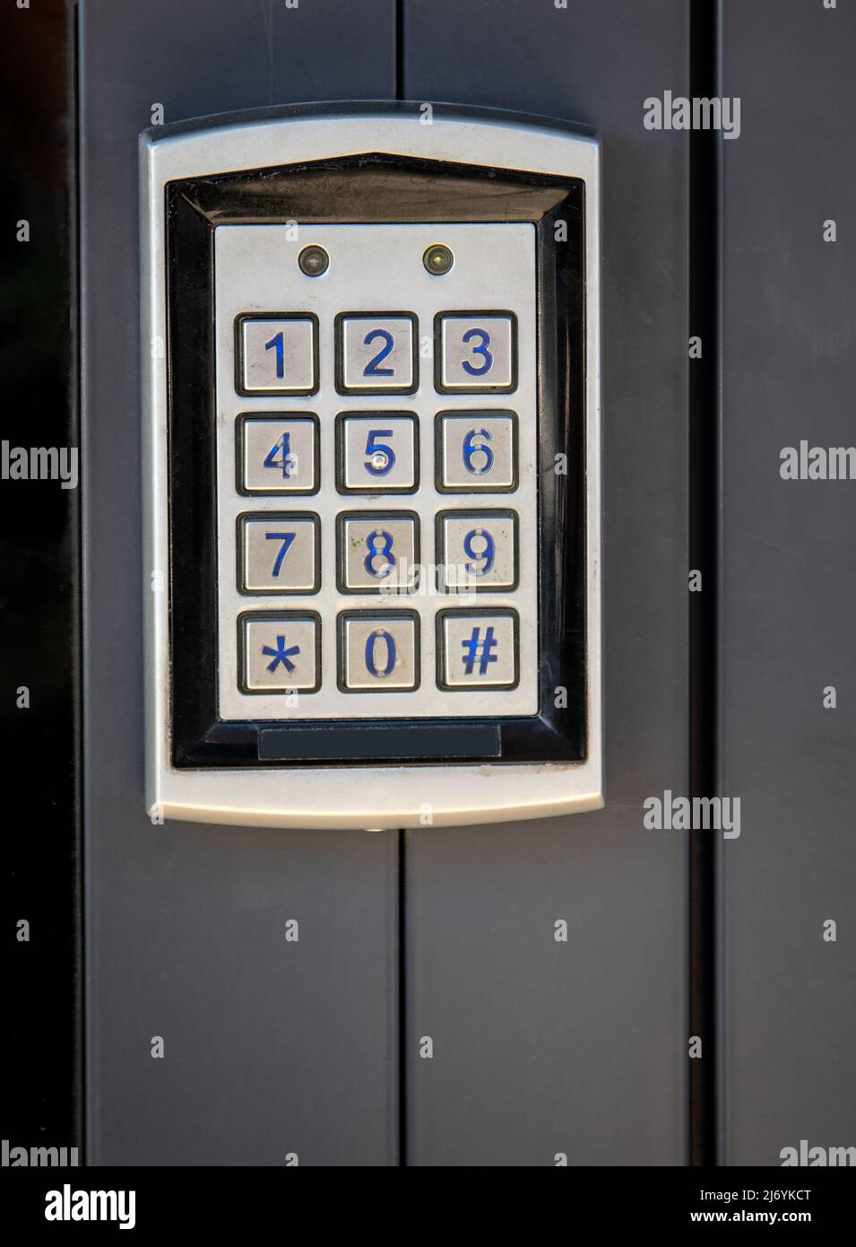 Entrance door electronic code key. Security and control Stock Photo - Alamy