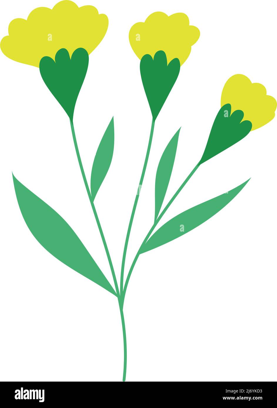 flowers stem nature Stock Vector Image & Art - Alamy