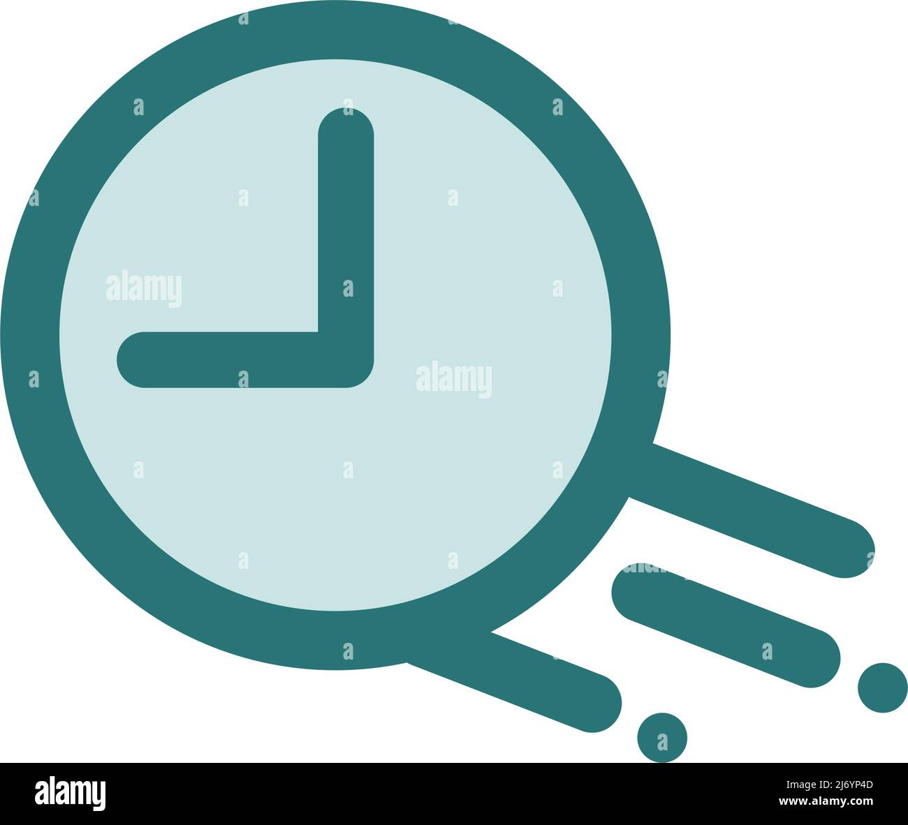 A moving clock icon. Timers and stopwatches. Editable vector Stock ...