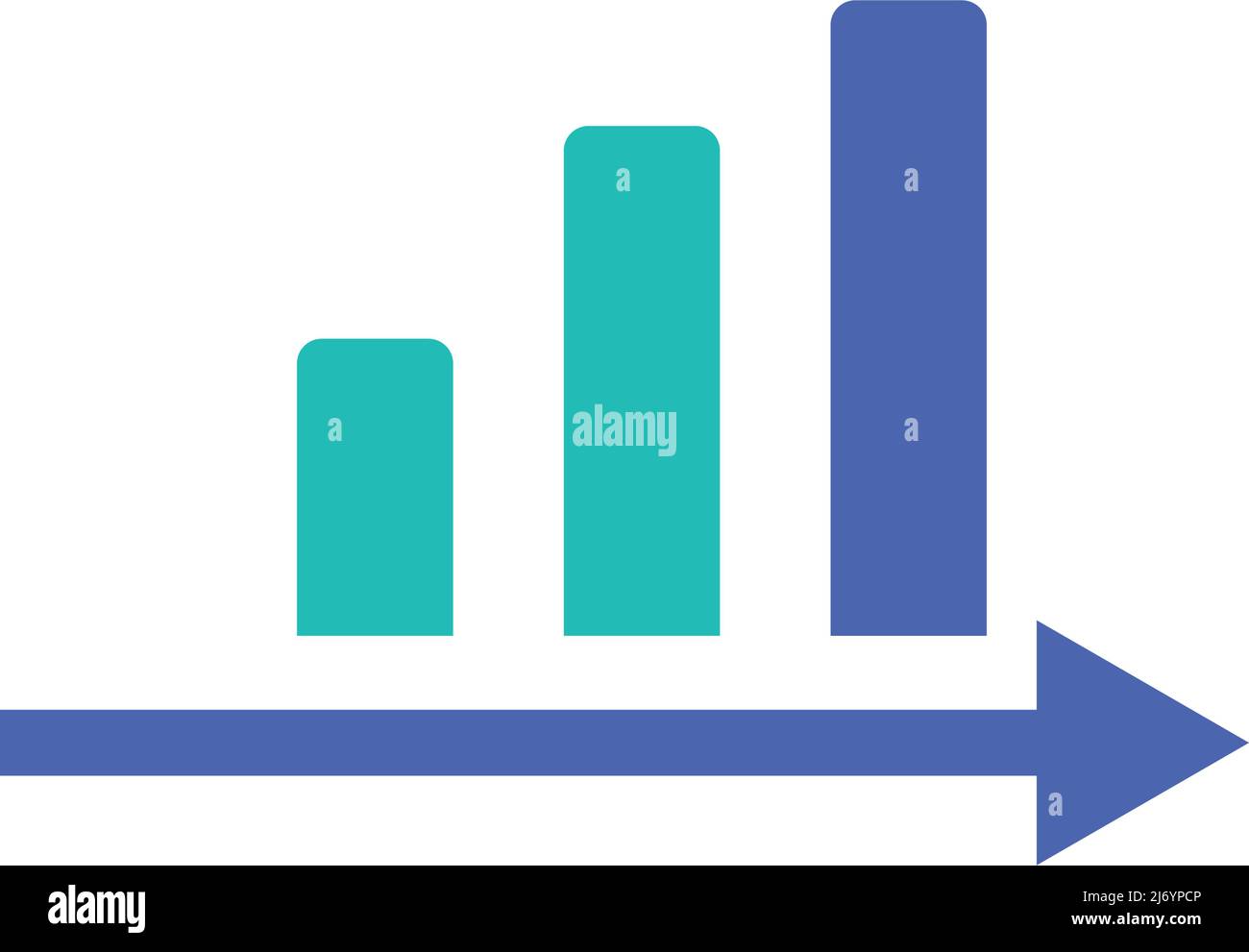 Bar graphs and arrows. Editable vectors Stock Vector Image & Art - Alamy