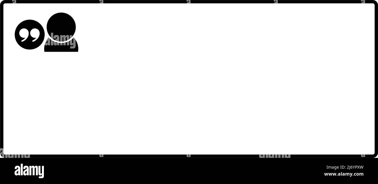 Quotation mark bubble icon quotes hi-res stock photography and images ...