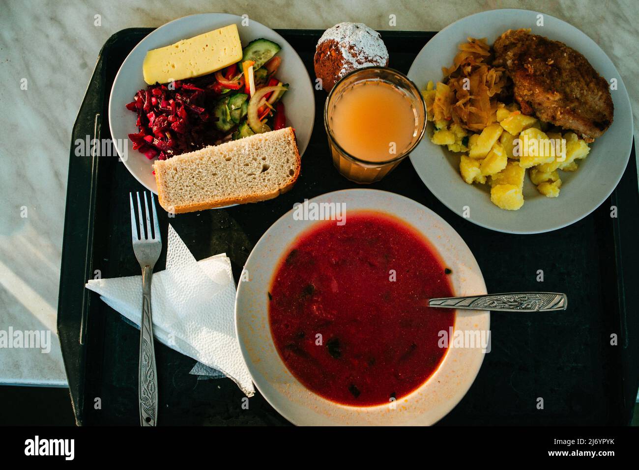 The food at the Chernobyl nuclear power plant restaurant. HBO, with its ...