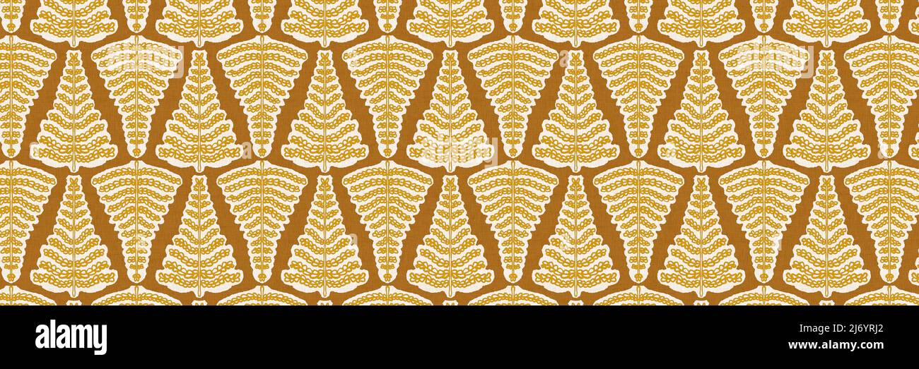 Gender neutral foliage leaf seamless raster border. Simple whimsical 2 ...