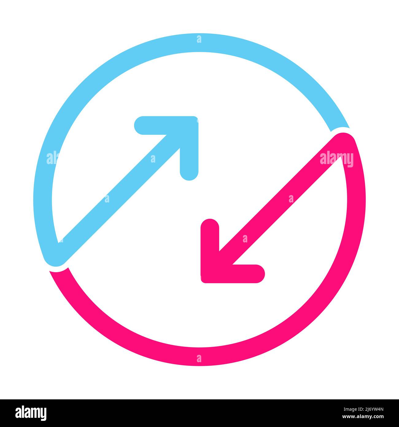 bidirectional arrows icon vector for graphic design, logo, website ...