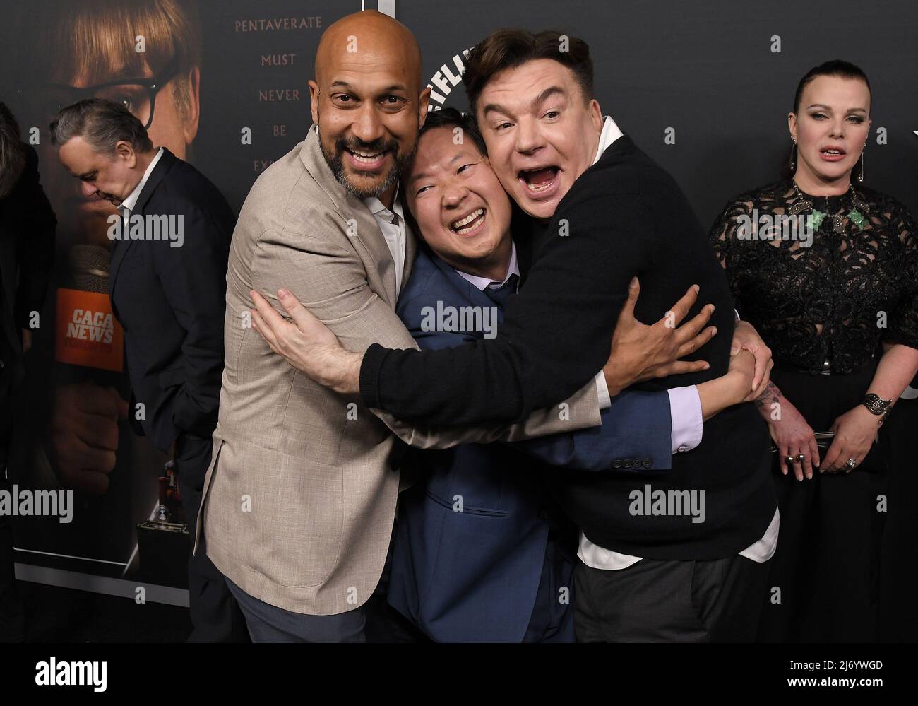 (L-R) Keegan-Michael Key, Ken Jeong & Mike Myers reunited at the ...