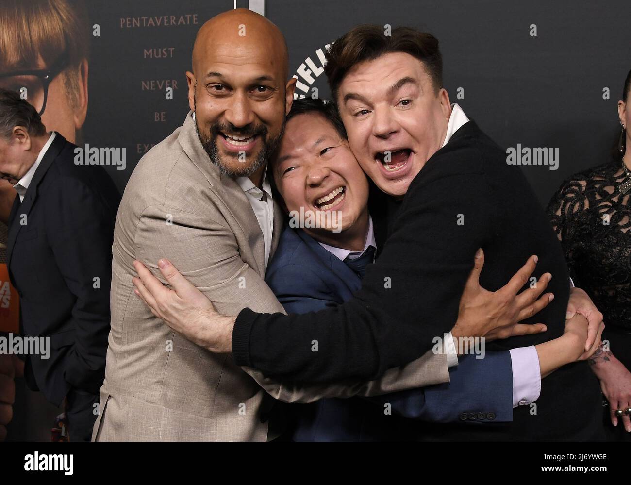 (L-R) Keegan-Michael Key, Ken Jeong & Mike Myers reunited at the ...