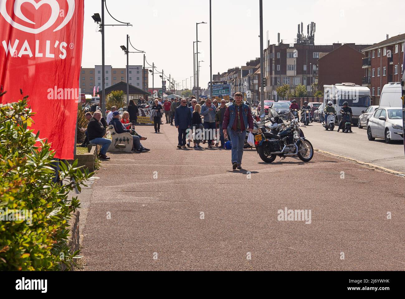 Vintage motorcycle club meet hi-res stock photography and images - Alamy