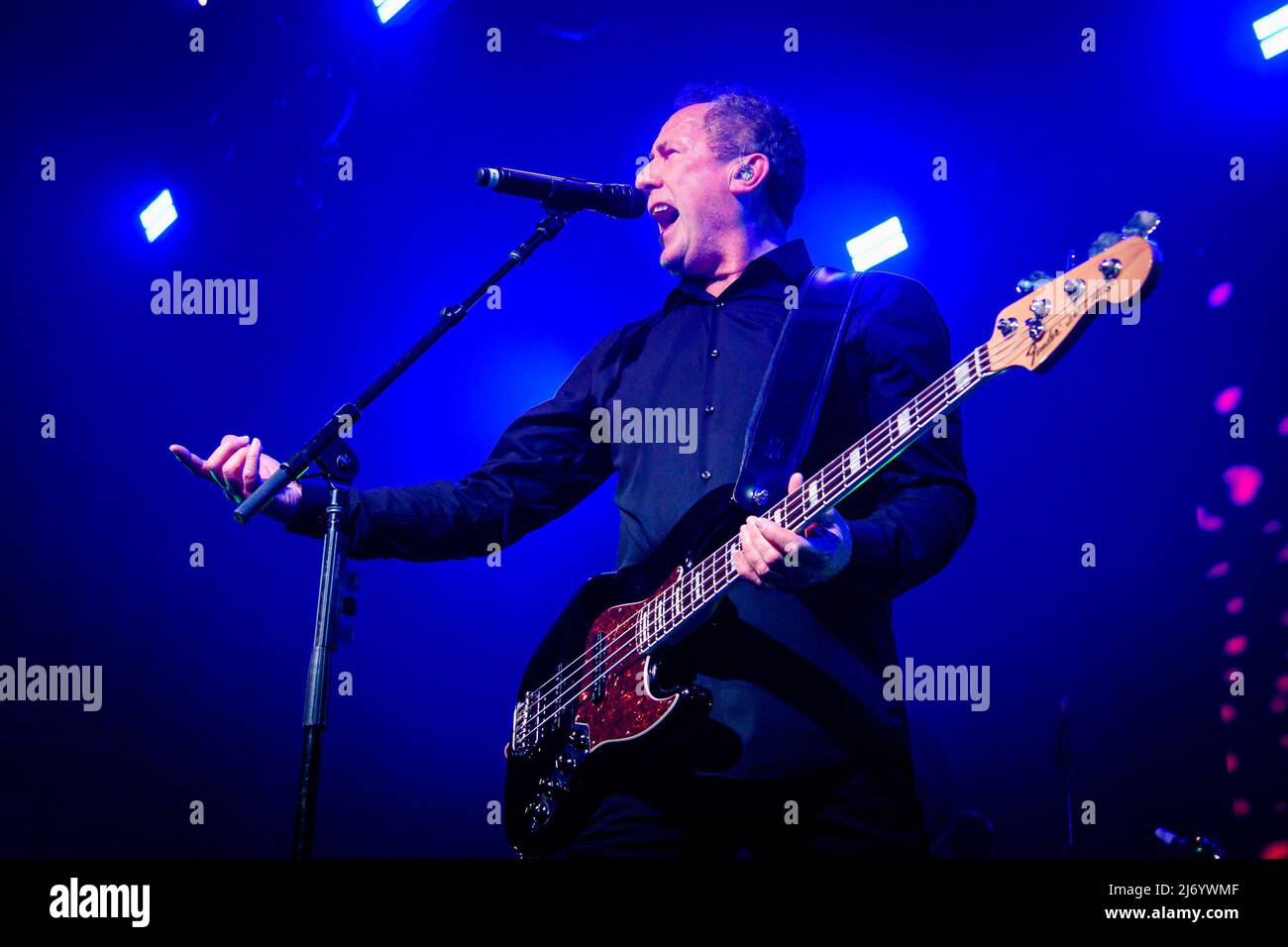 Andy Mccluskey Of English Band Orchestral Manoeuvres In The Dark Omd