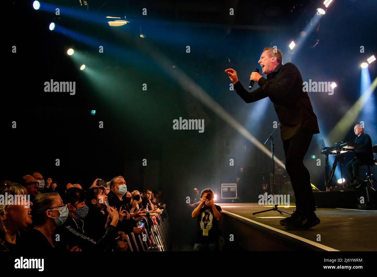 Andy McCluskey of English band Orchestral Manoeuvres in the Dark (OMD ...