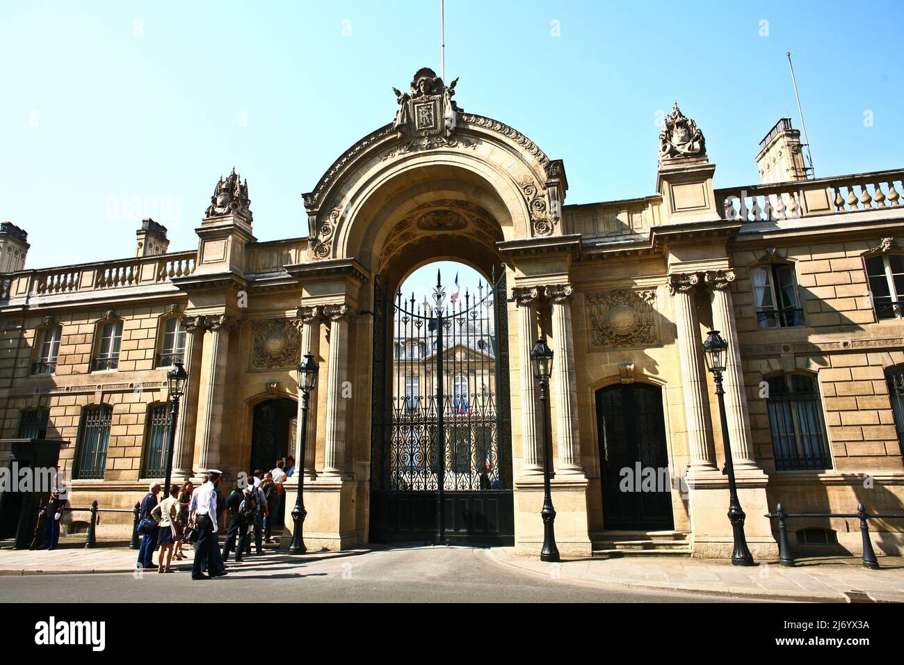 Paris, Elysee, the building of the french president Stock Photo - Alamy