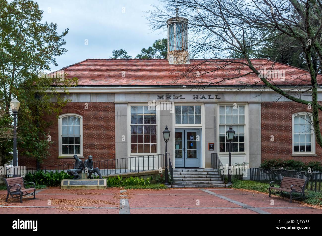 Clemson, SC, USA - Jan 2, 2021: The Mell Hall Stock Photo - Alamy