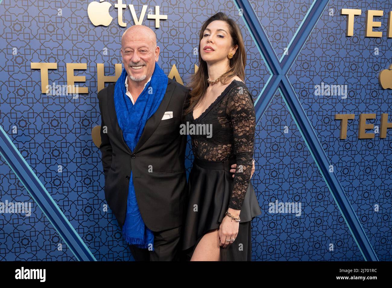 Domenico Vacca and Eleonora Pieroni attend the red carpet event for the ...