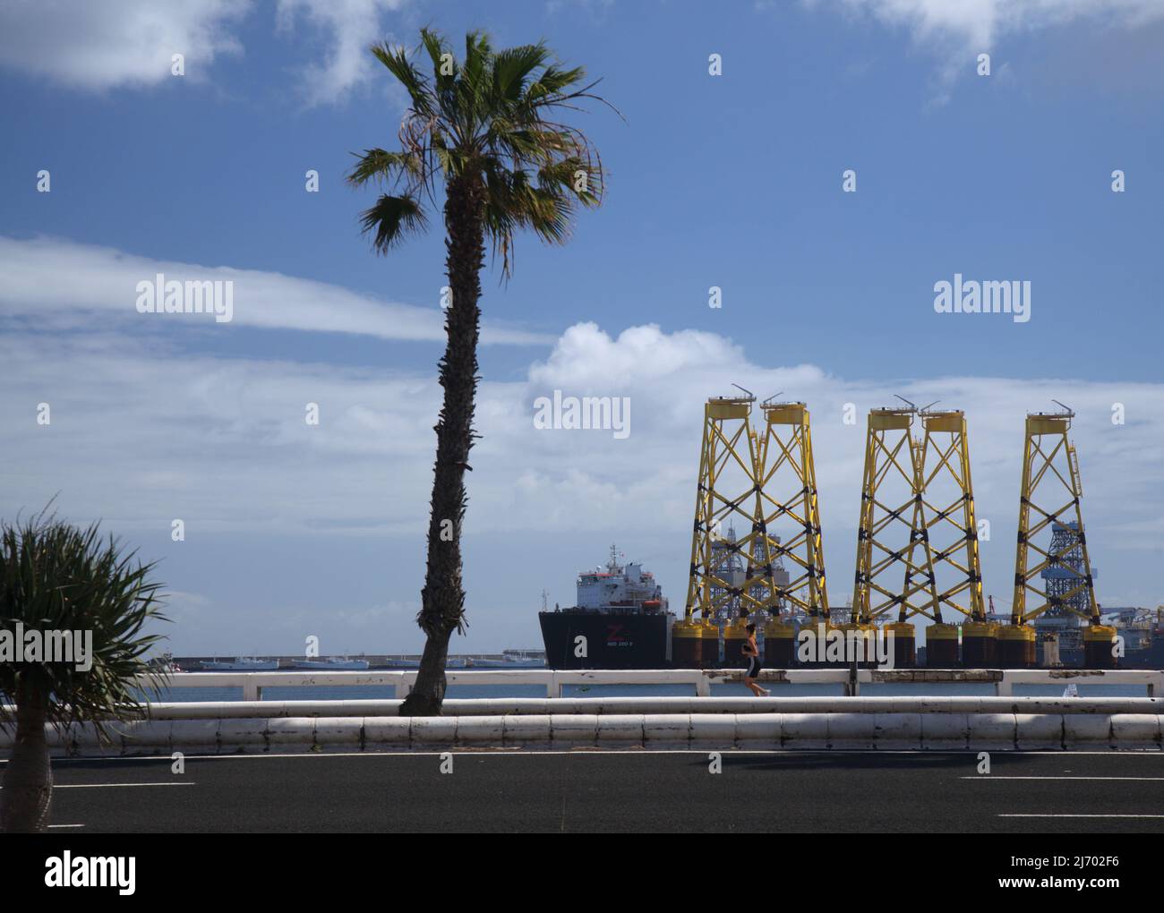 Las Palmas de Gran Canaria, Spain - April 24, 2022: Ship RED ZED II ...
