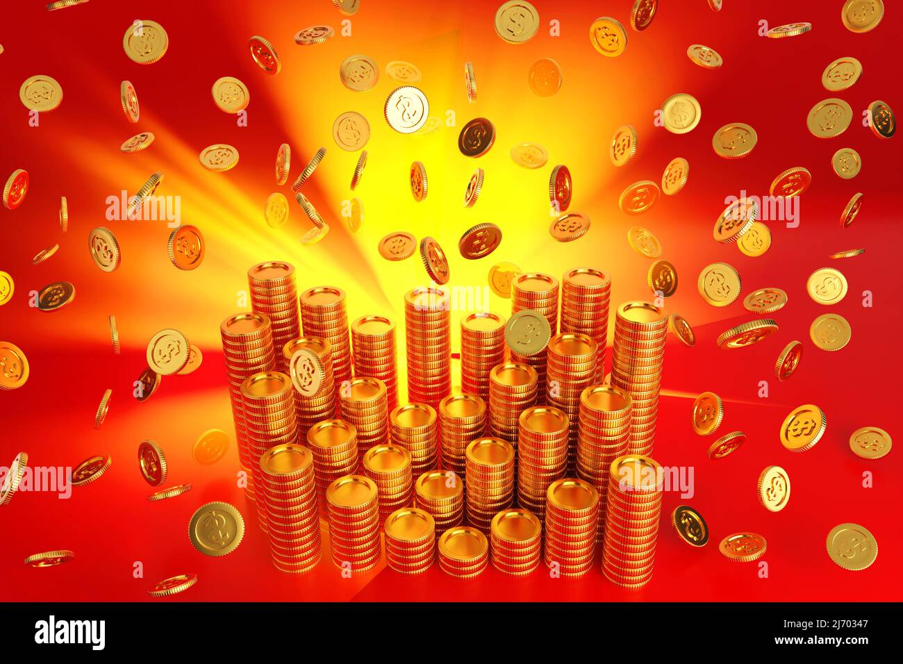3d play coins hi-res stock photography and images - Alamy