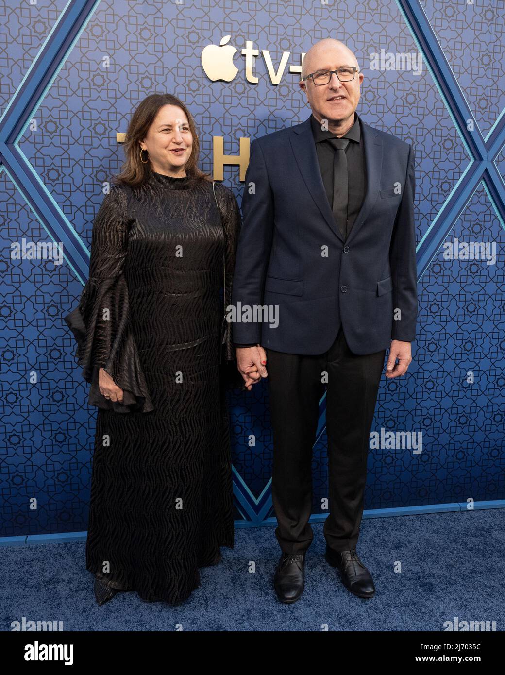 Moshe Zonder (R) and guest attend the red carpet event for the season ...