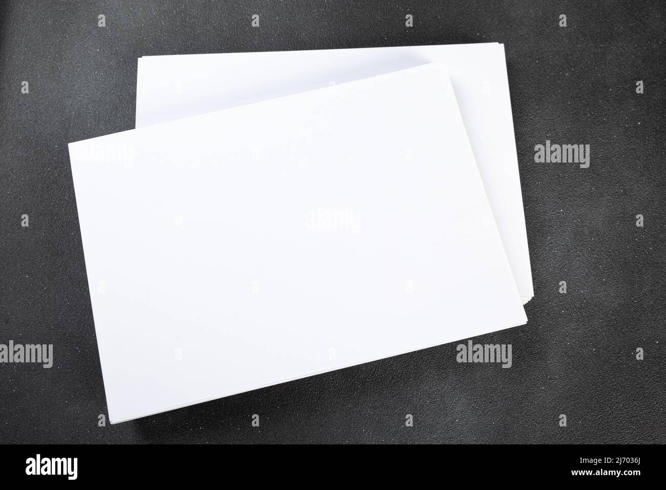 Blank a4 poster flyer isolated on gray to replace your mockup design ...