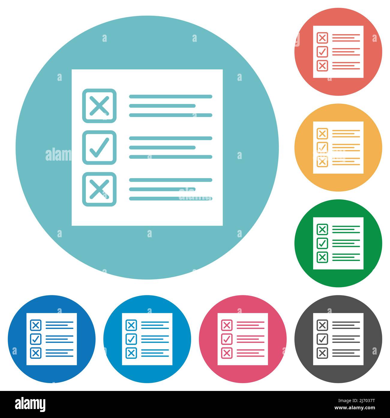 Checkmarks on test paper hi-res stock photography and images - Alamy