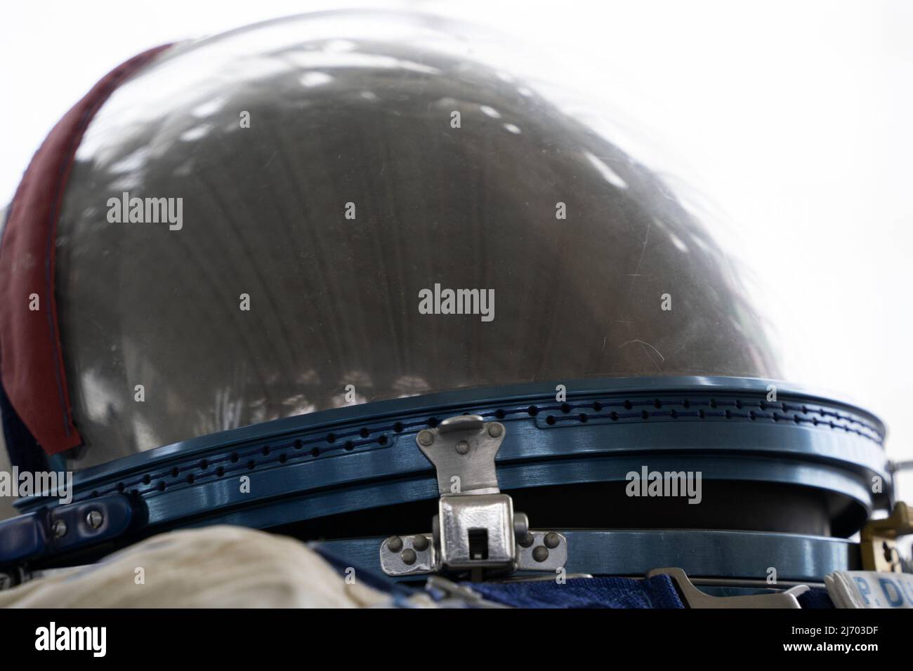 Astronaut space helmet close up detail Stock Photo - Alamy